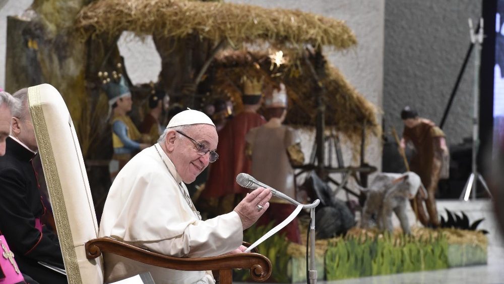 Papa Na Audiência Geral Natal Revanche Da Humildade Sobre A
